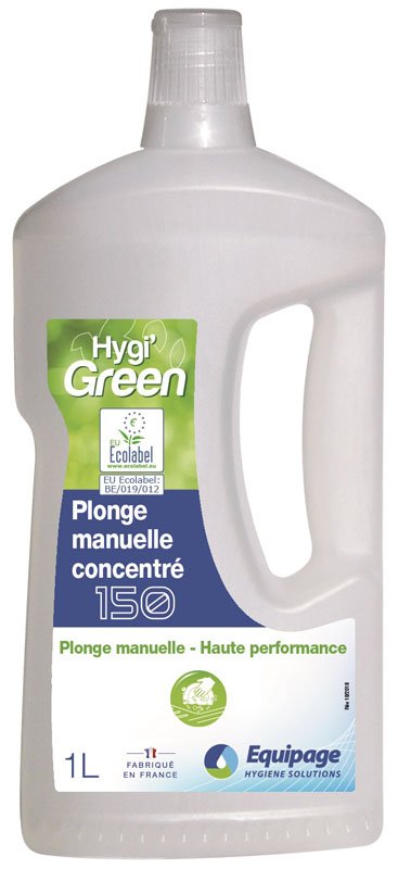HYGI'GREEN 150 Liquide Vaisselle Manuelle ECOLABEL - Alpes détergents